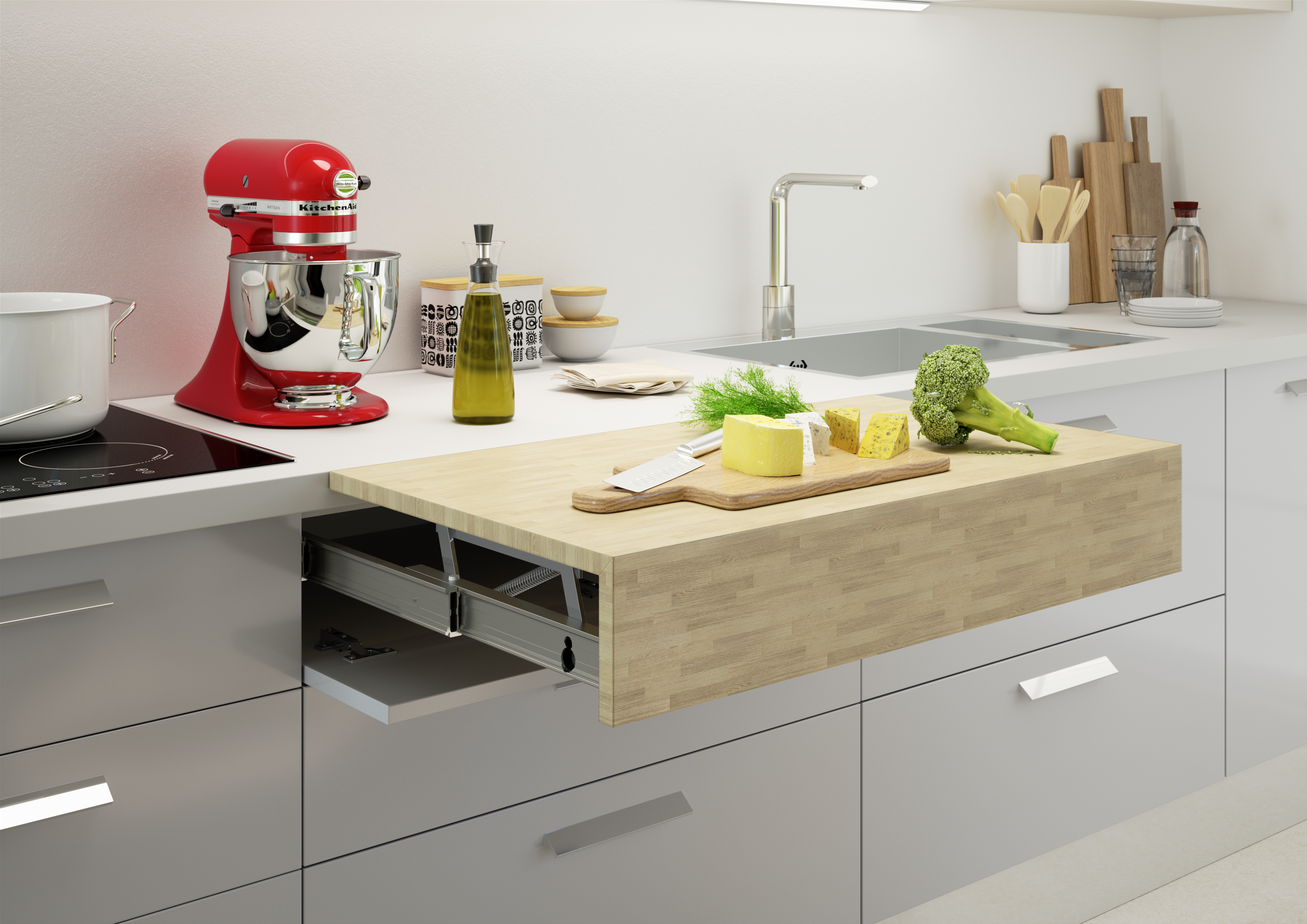 Pull-out Kitchen Tables - Frame Only – Salice Direct